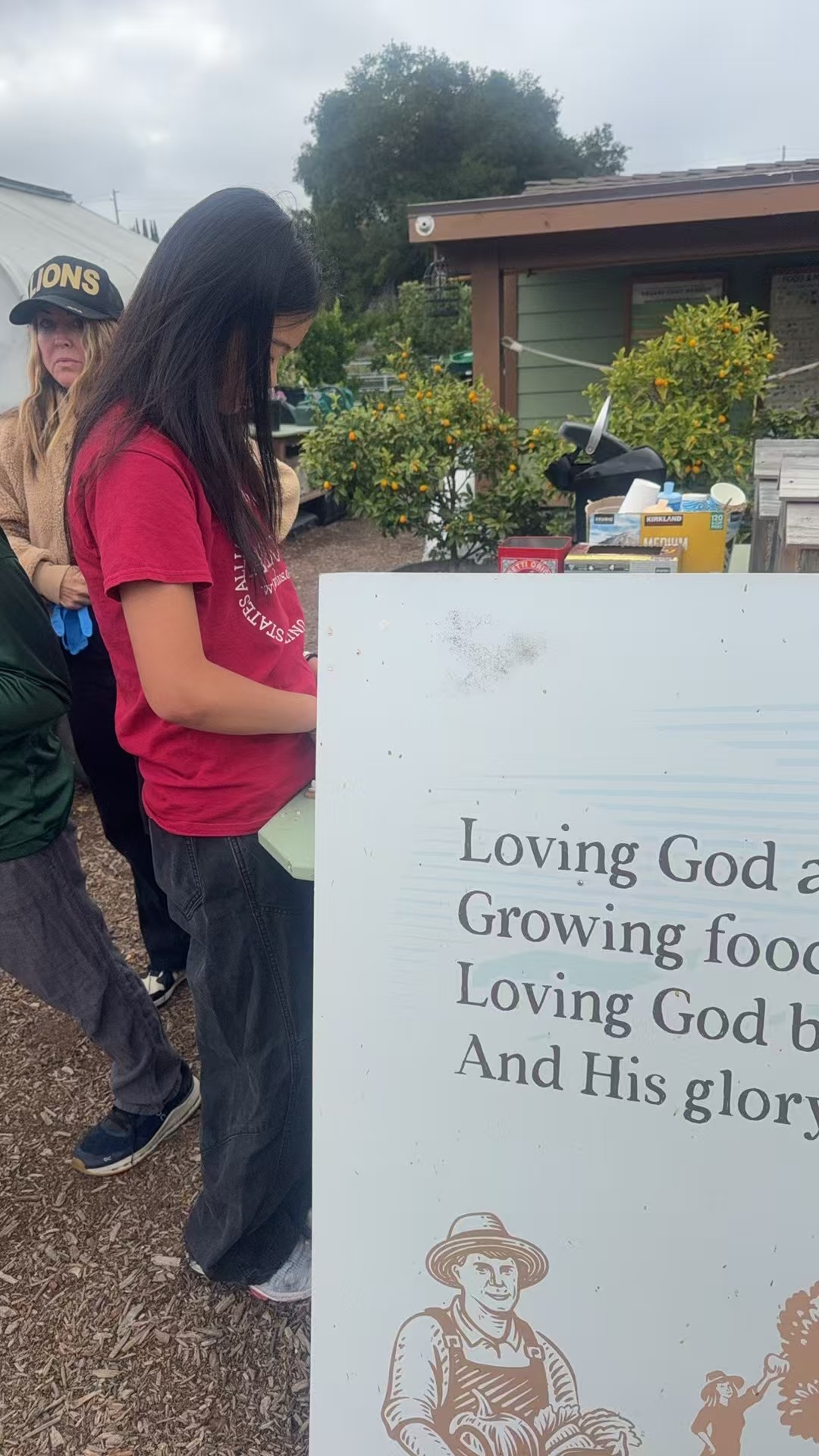 AYLUS RSM Volunteers The PEACE Farm at Saddleback Rancho Capistrano May ...